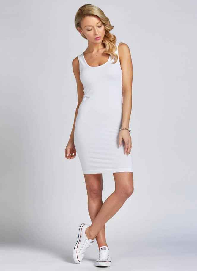 WHITE EXTRA LONG BAMBOO TANK – Wilkins & Olander