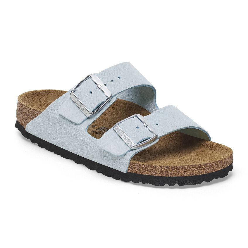 ARIZONA BABY BLUE SUEDE LEATHER SANDAL – Wilkins & Olander