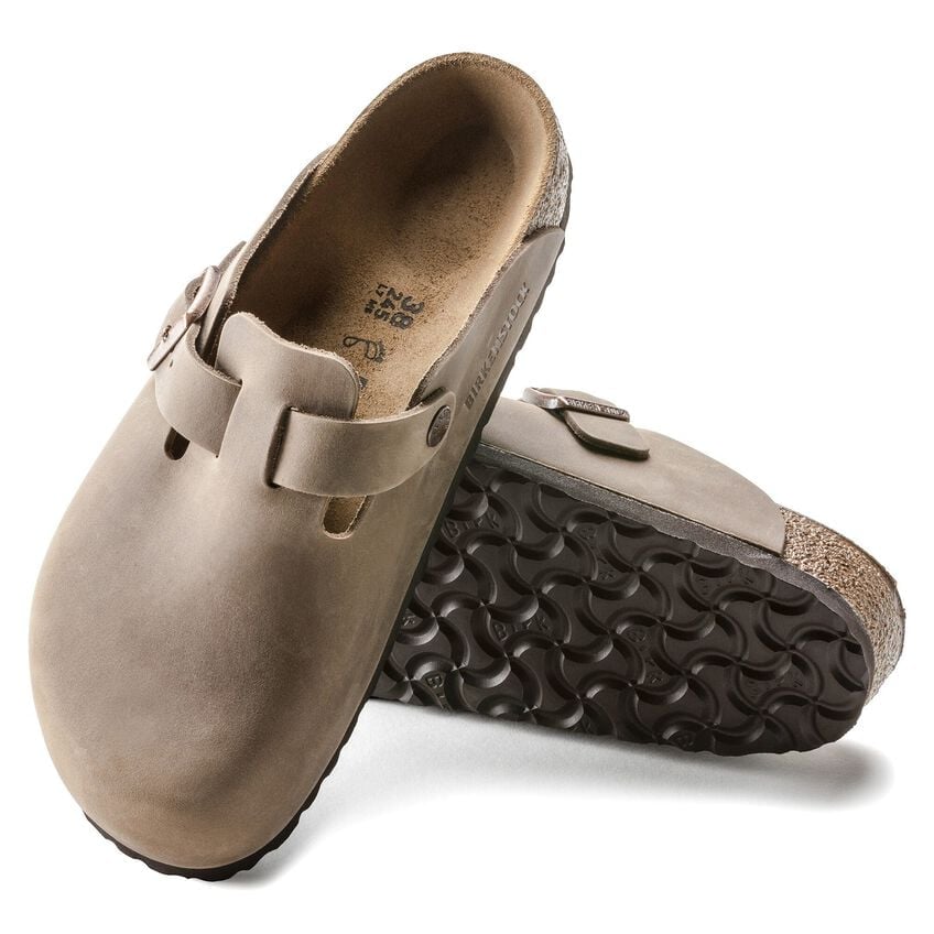 BIRKENSTOCK BOSTON TOBACCO BROWN OILED LEATHER CLOG – Wilkins & Olander