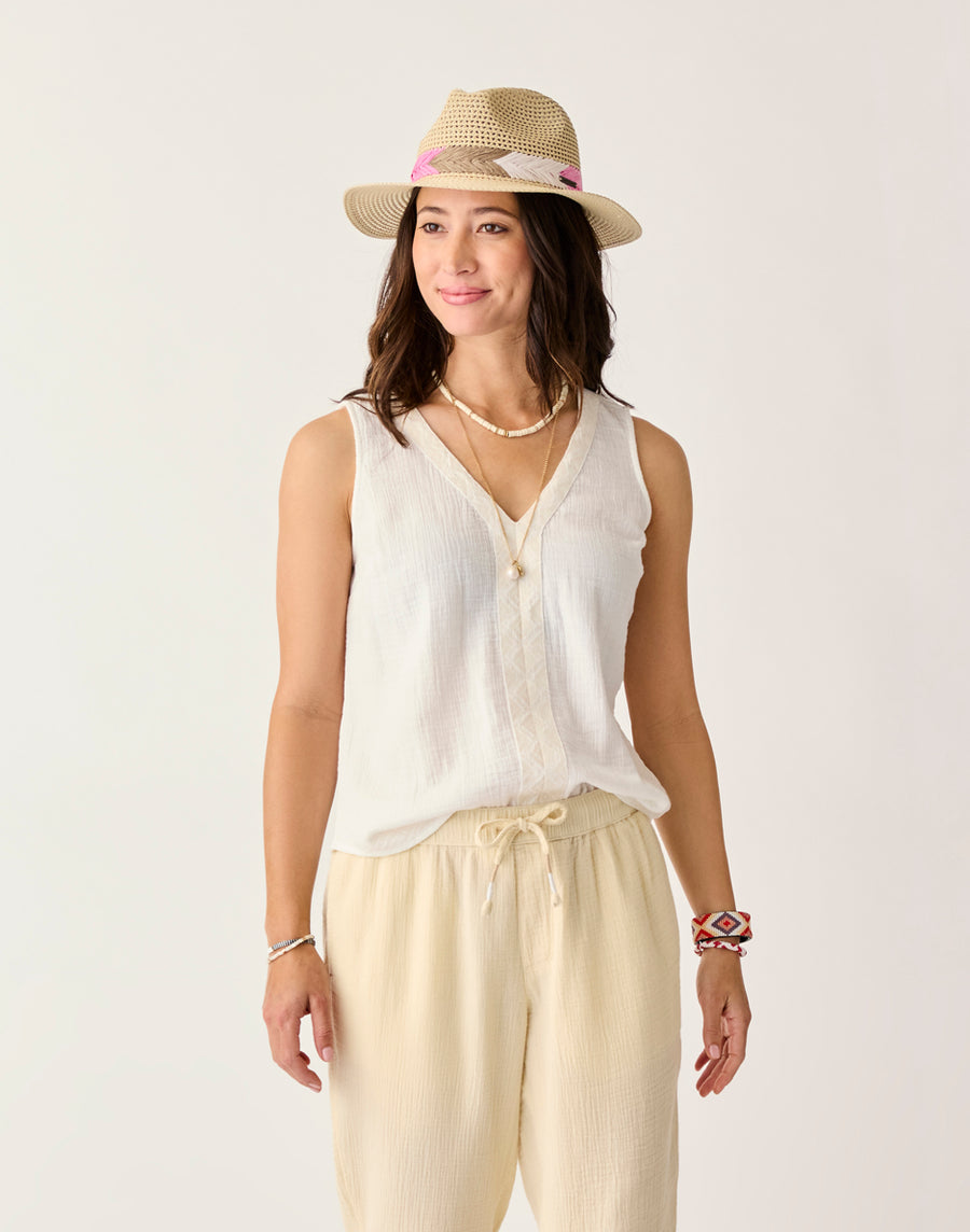 CLOUD KAYLA GAUZE TANK – Wilkins & Olander